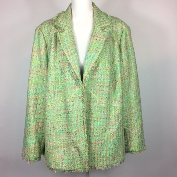 Lane Bryant | Jackets & Coats | Lane Bryant Fringe Blazer Jacket Plus ...